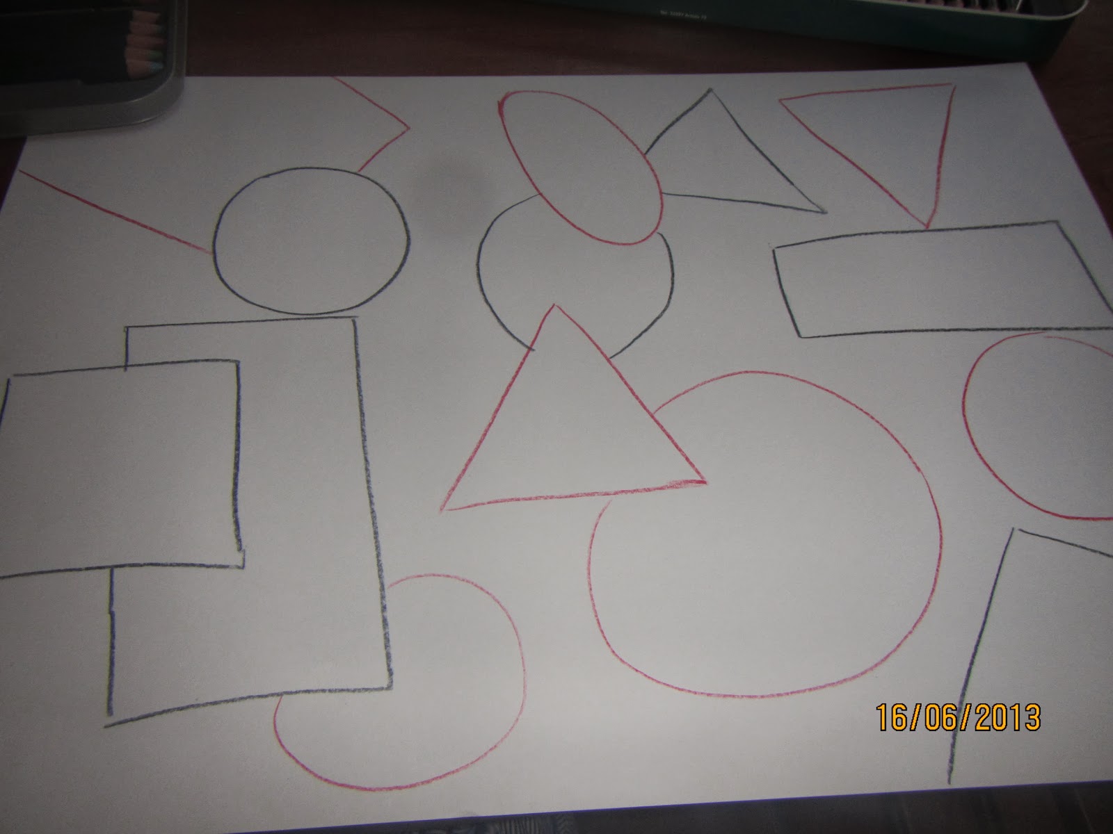 Crafty little people: Making art - geometric shapes and patterns