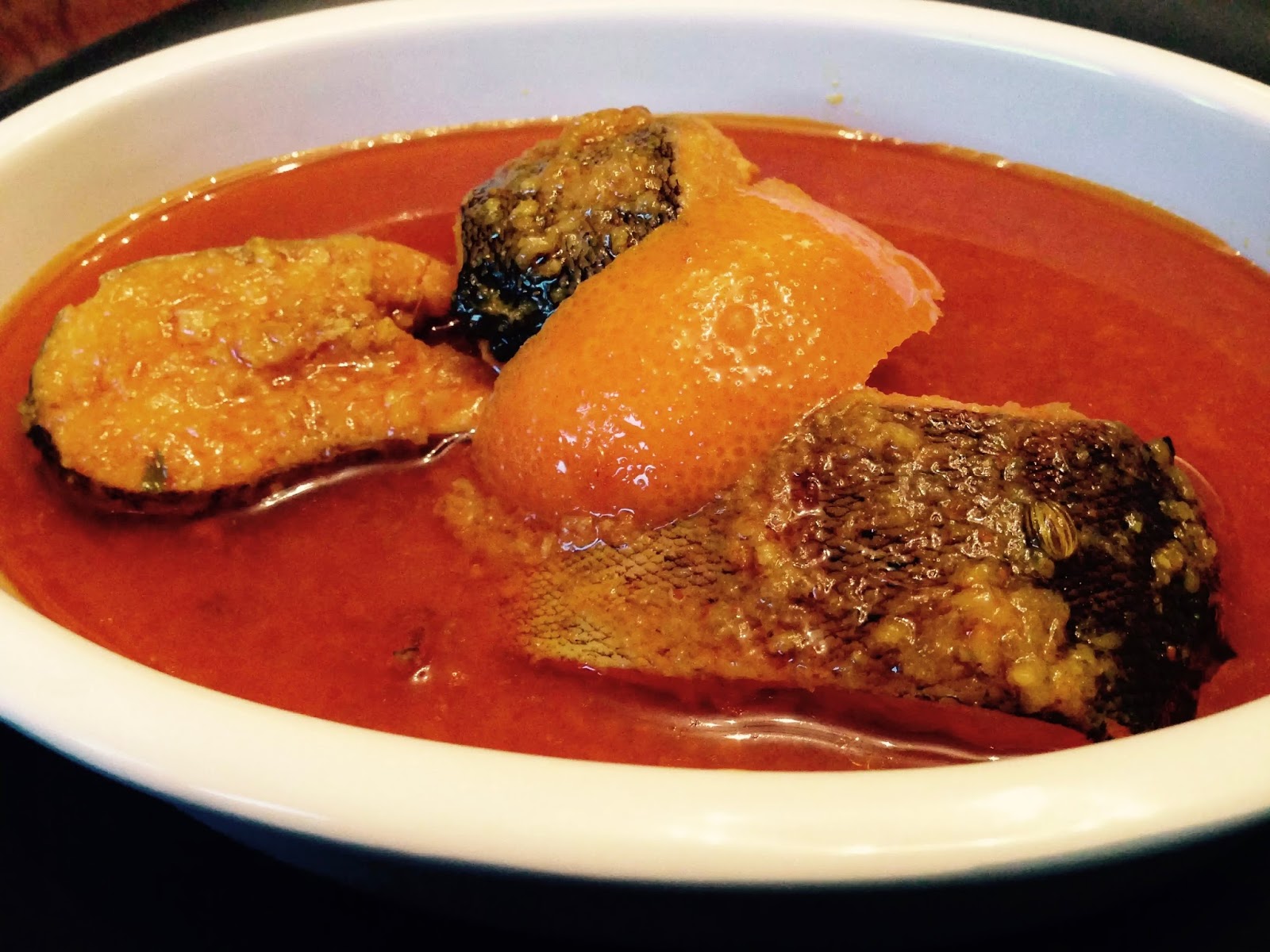Ashfaq's Jhotpot Recipes: Fish with orange peel
