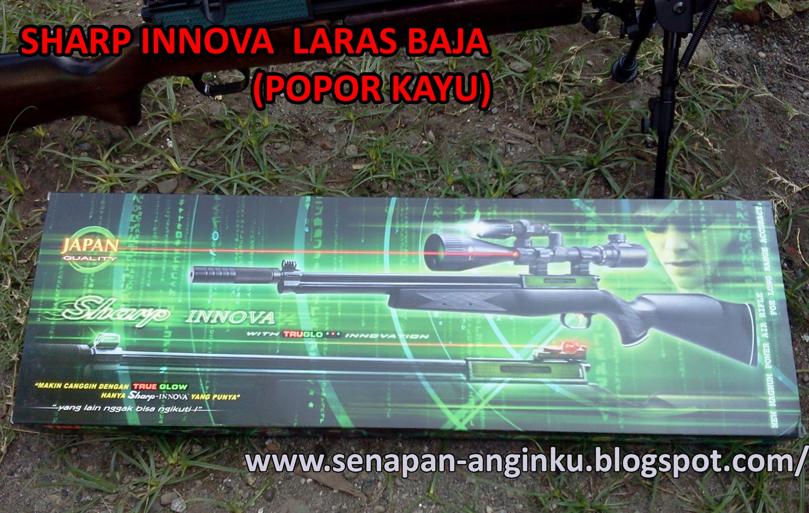 SHARP INNOVA LARAS BAJA POPOR KAYU | produsen dan toko senapan angin