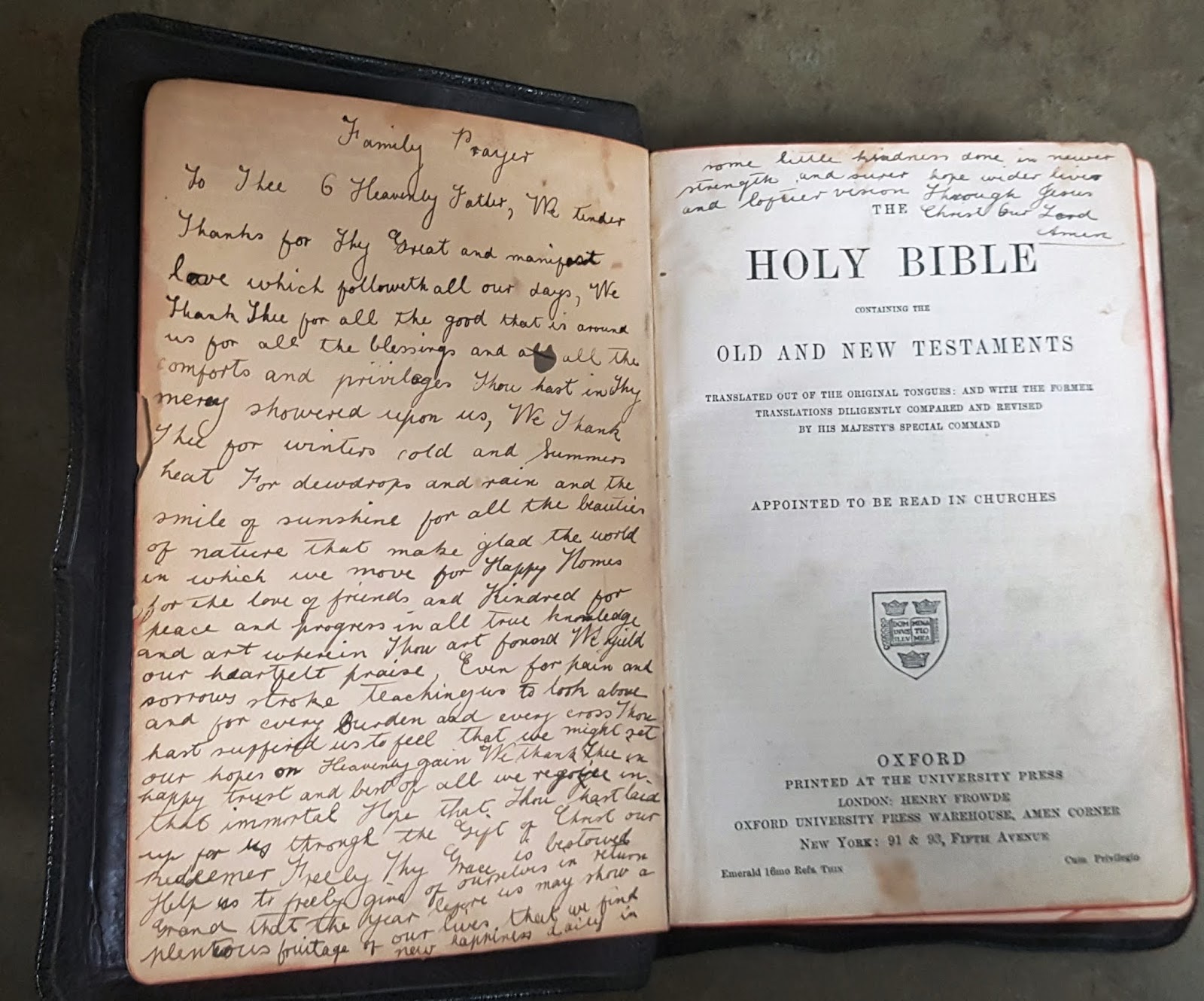 Somehow Related: For The Love of Hand-Me-Downs ~ 100+ Year Old Bible