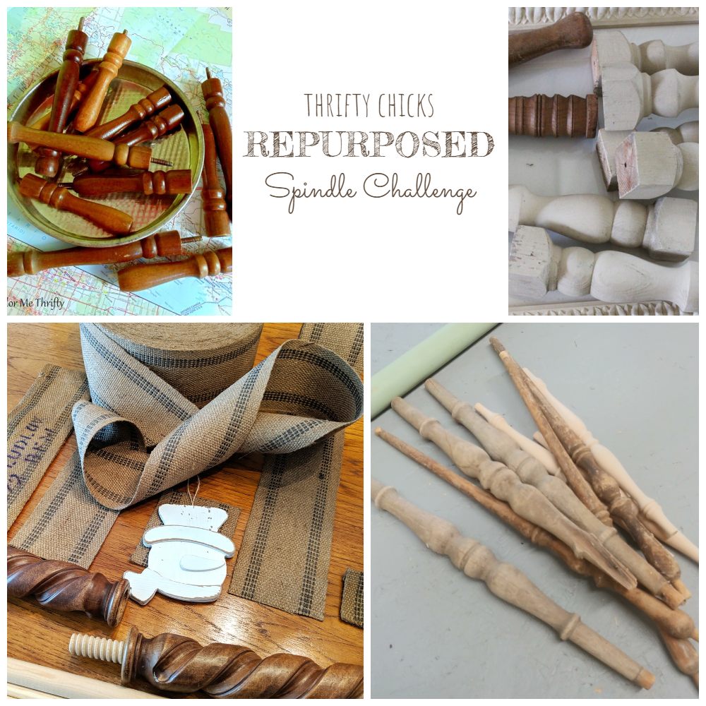 Repurposed Spindle Valance - Little Vintage Cottage