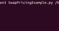 Path: Python: creating QuantLib swap transactions using JSON deserialization