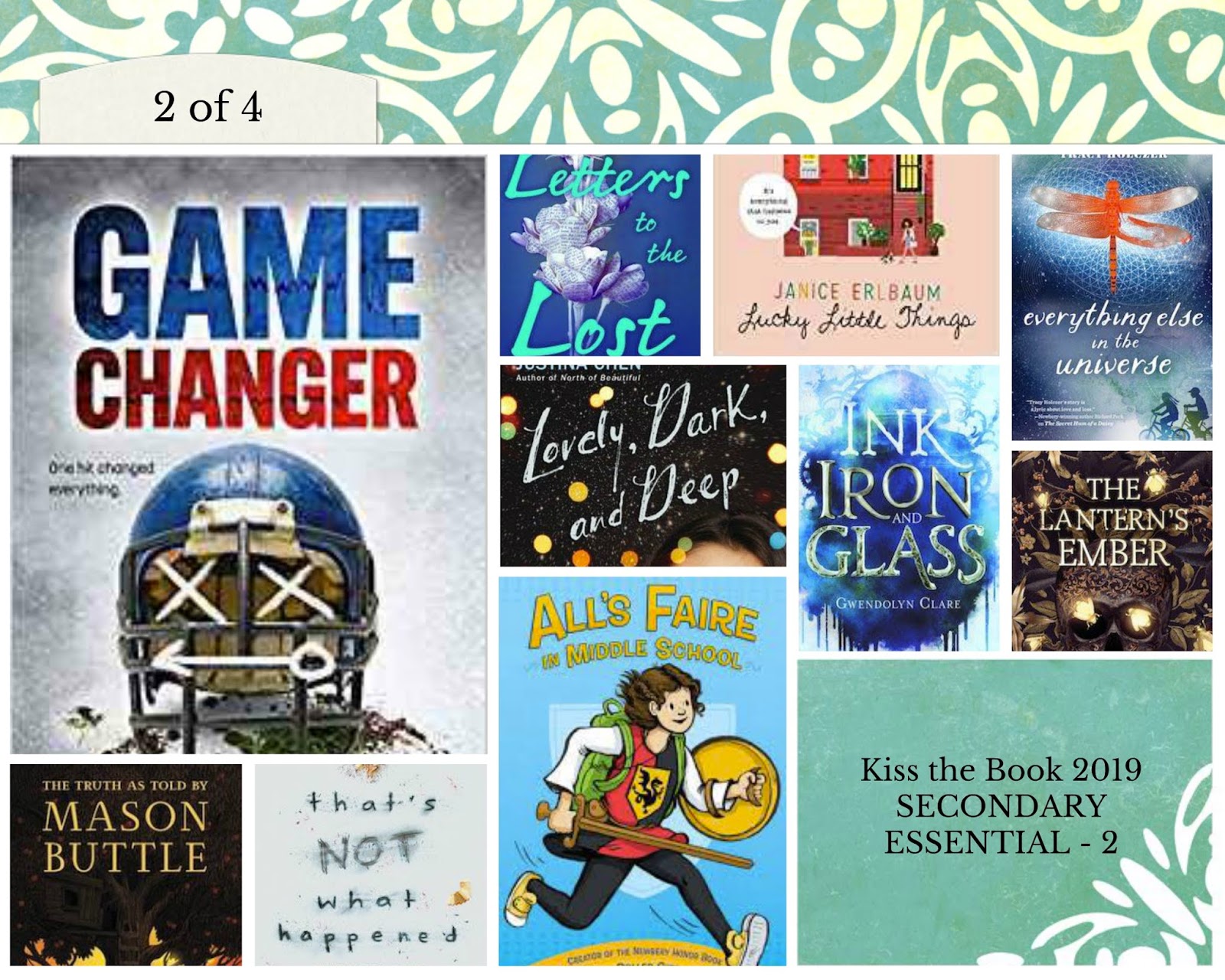 KISS THE BOOK: TOP 50 SECONDARY BOOKS 2019