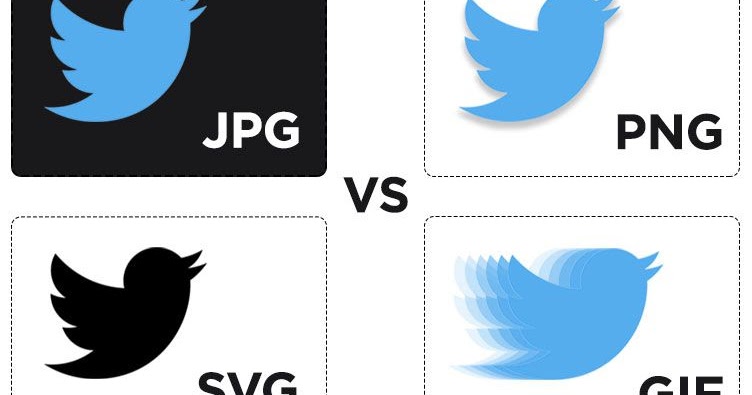 JPEG/JPG and SVG image formats