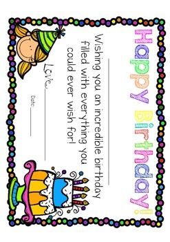 Birthday Certificates For Students ~ Certificate Letter