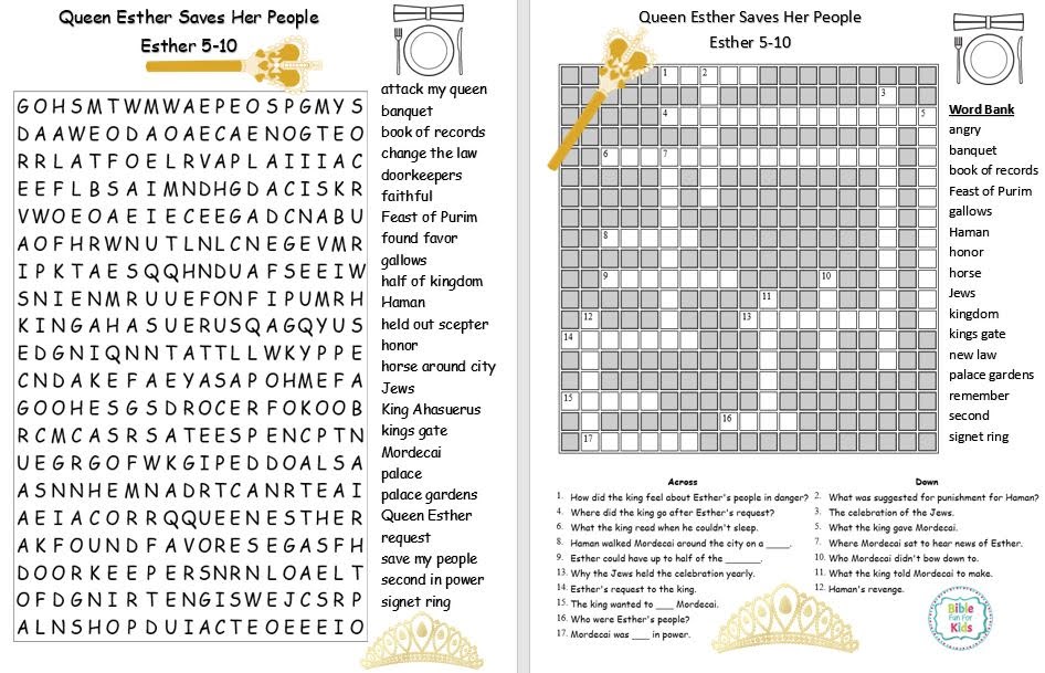 Queen Esther Saves Her People | Bible Fun For Kids