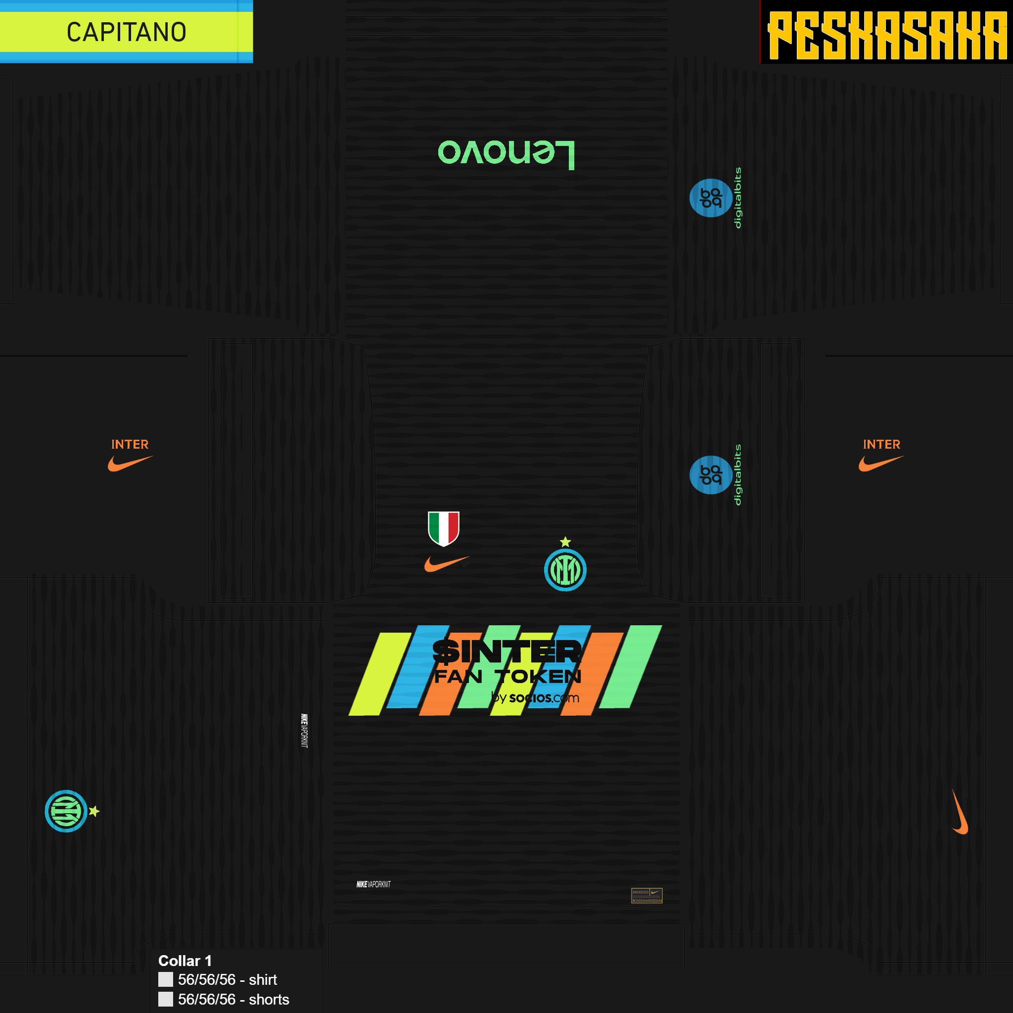 Kit Inter de Milan Efootball PES 2021
