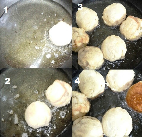 Fried Stuffed Bread Balls Recipe - Yummy Traditional