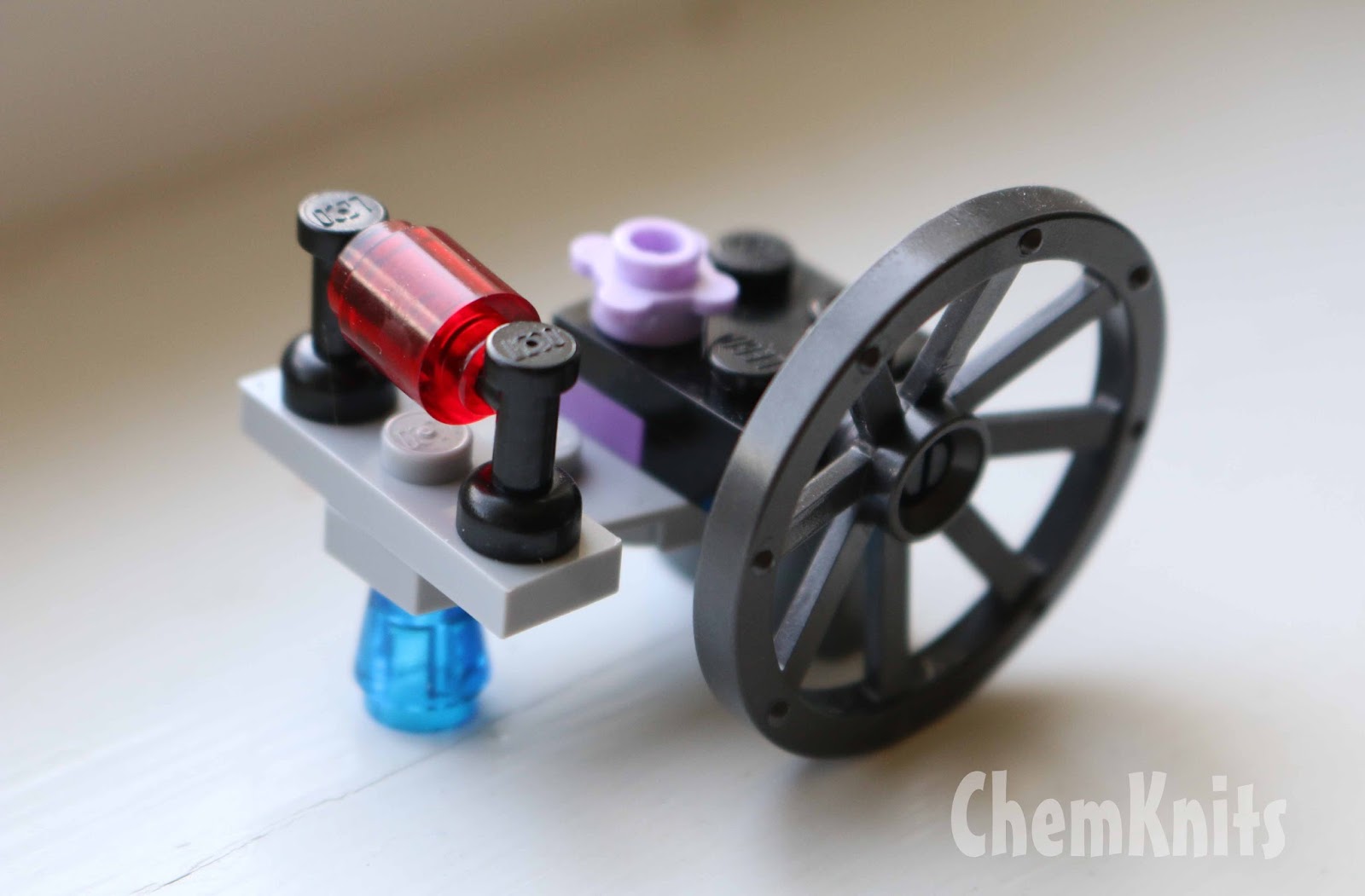 ChemKnits: A Lego Spinning Wheel
