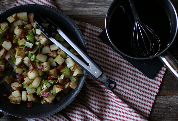 Leek, Bacon and Potato Jumble | Measure & Whisk: Real food cooking with ...