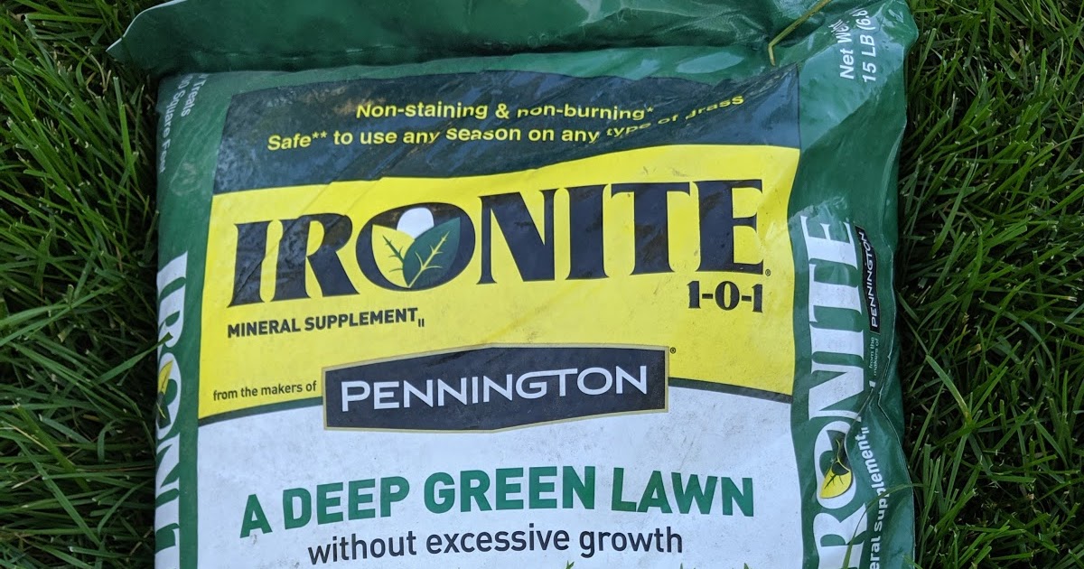 Using Ironite To Green-Up Without Growth (Late Summer)