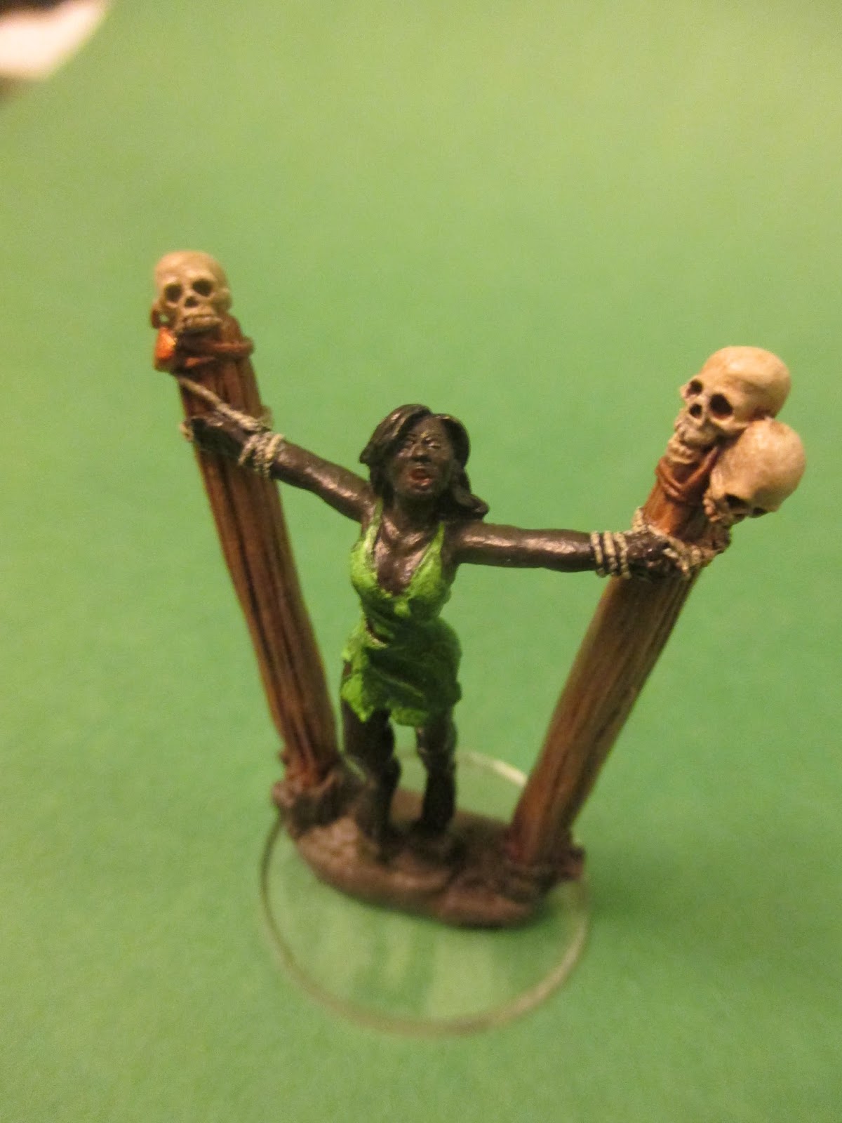 The Miniatures Man: Cringing captive – sacrifice, from Pulp Figures