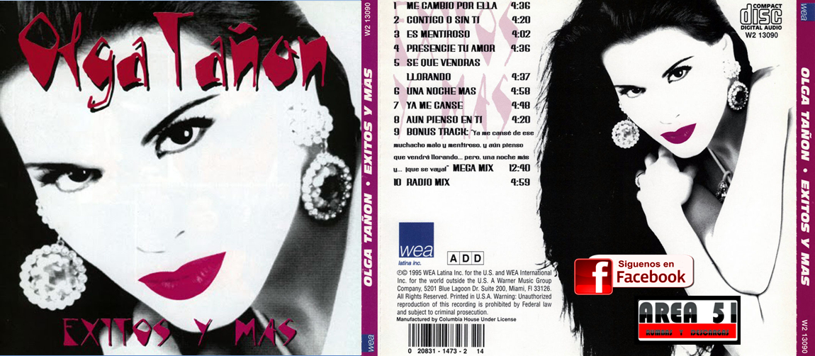 Dj Robert En Merengue: OLGA TAÑON - EXITOS Y MAS (1995)
