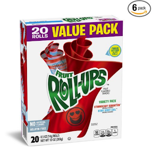 6 Boxes of 20ct Fruit Roll-Ups, Variety Snack Pack $15.04 (Reg $23 ...