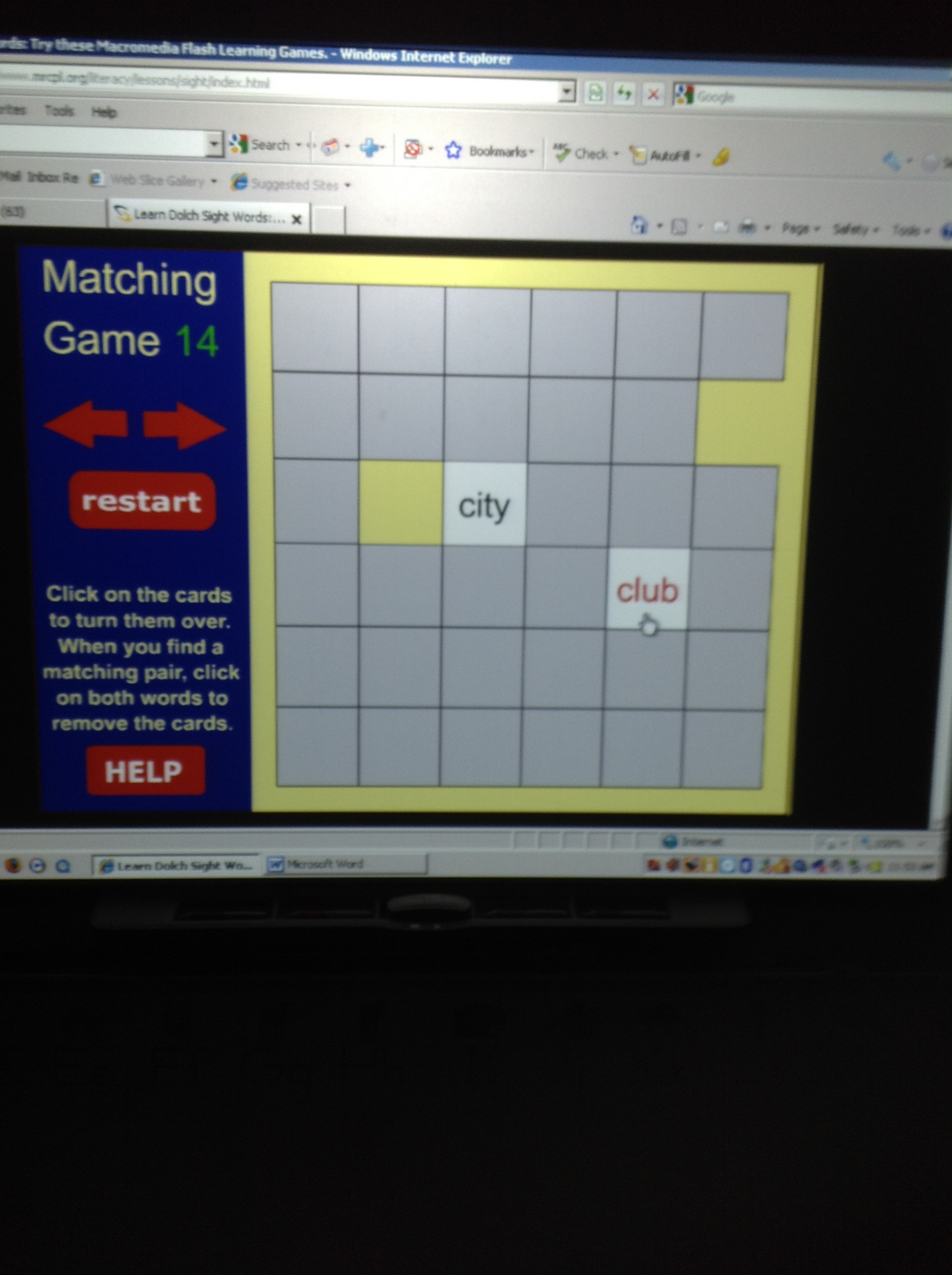 Dolch Sight Words and An Old School Game - Conversations in Literacy