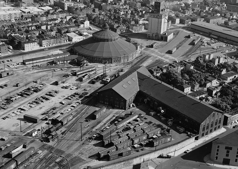 Towns and Nature: Baltimore, MD: B&O Mount Clare Passenger Car Shop ...