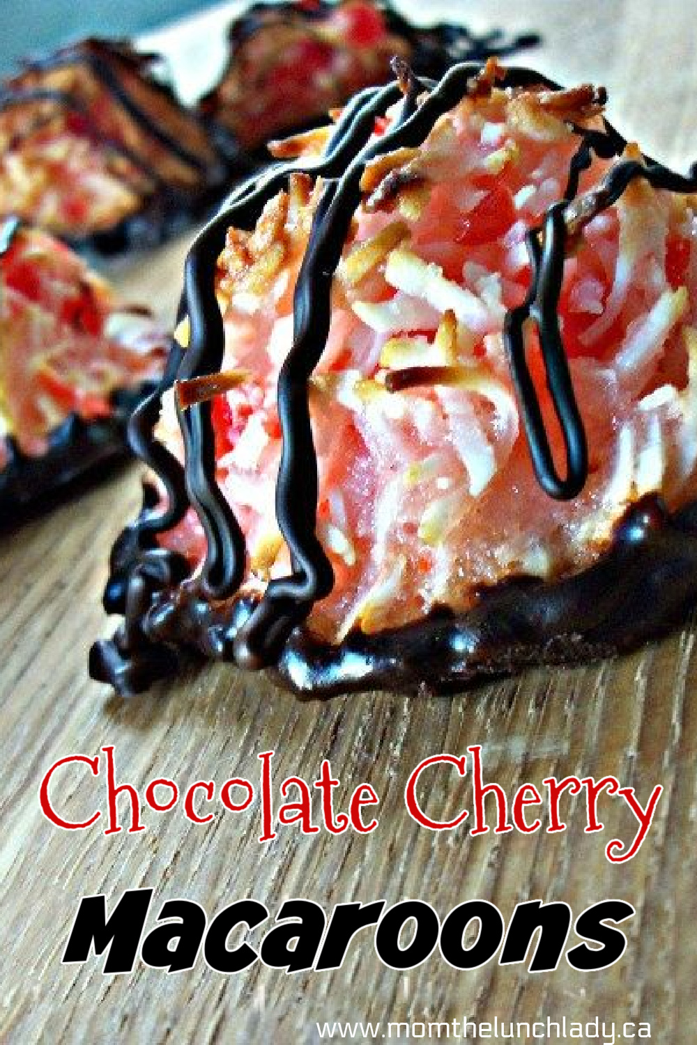 Chocolate Cherry Macaroons
