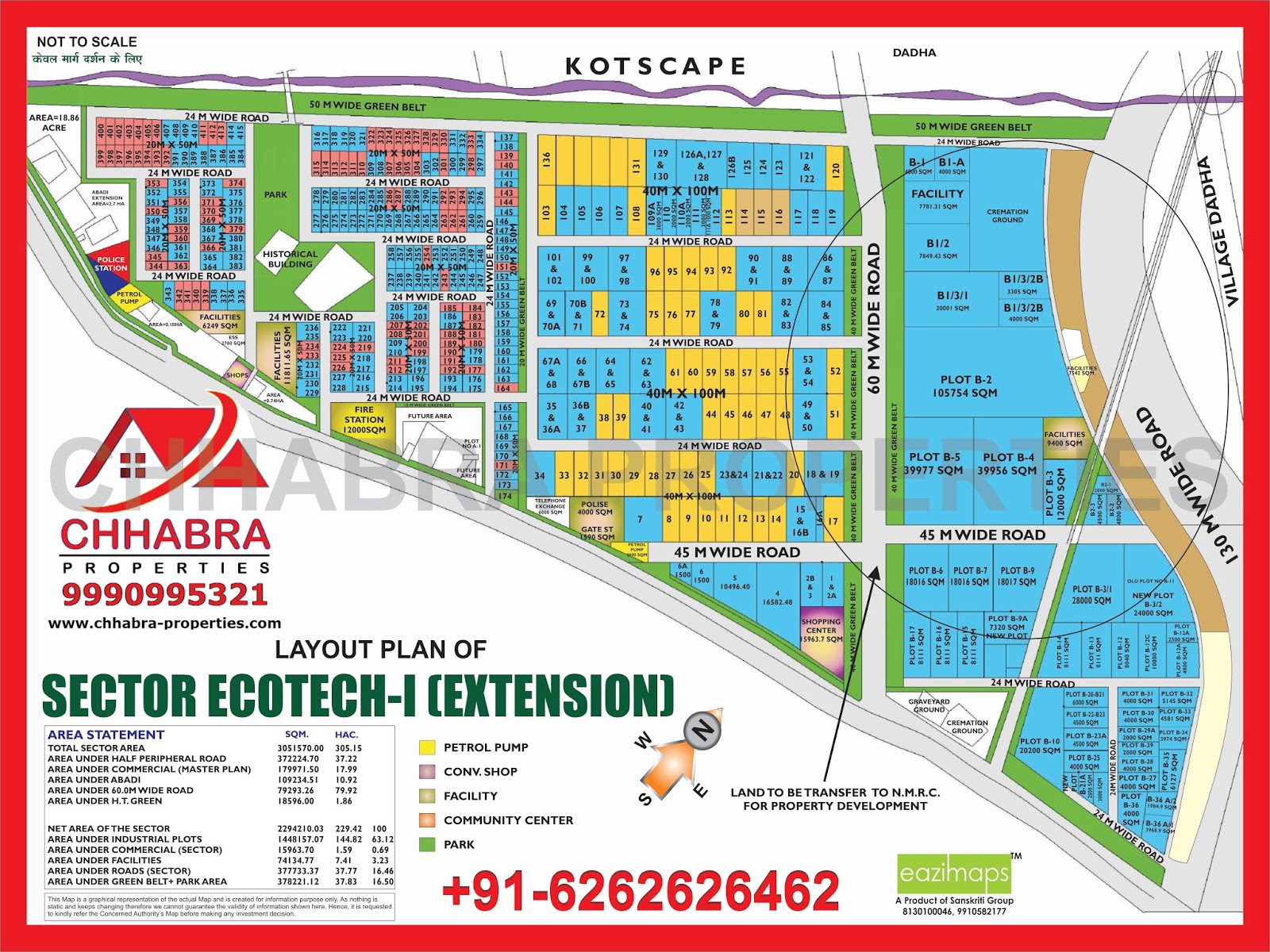 chhabra properties: Alpha-2 Greater Noida Map Layout Plan
