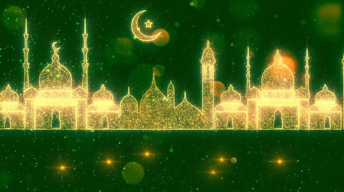 New green screen ramadan effects free video footage | New golden ...