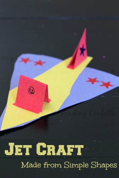 Simple Jet Craft for Boys (or Girls) ~ Reading Confetti