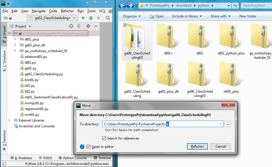 Prototype Project Class Scheduling Application 03 Genetic Algorithm Python