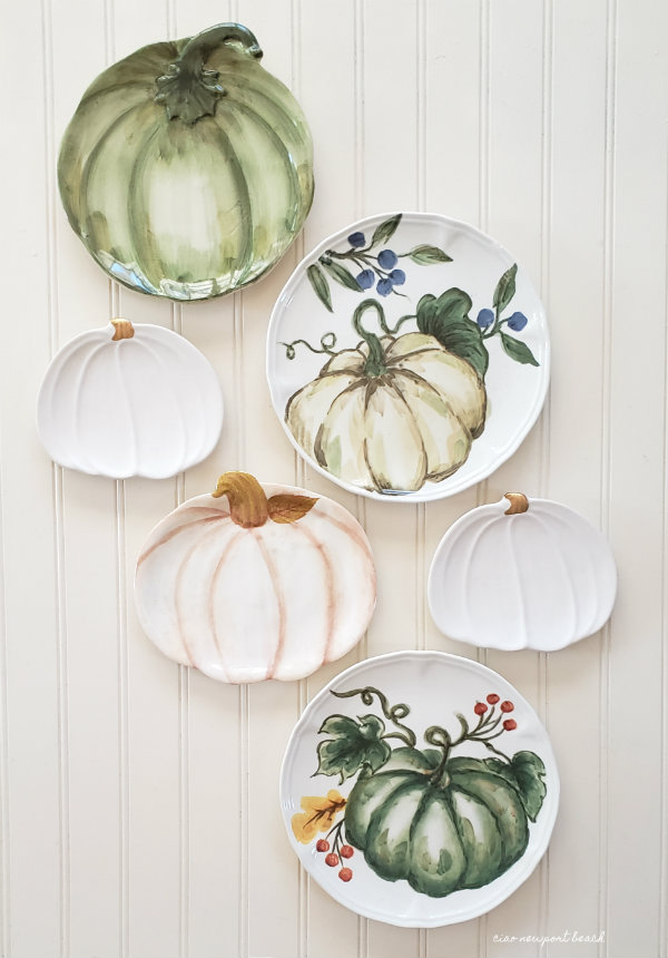 ciao! newport beach: collecting: pumpkin plates