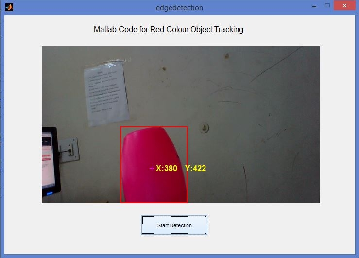 Red Colour Object Tracking Complete Matlab Code ~ ENGINEERING PROJECTS