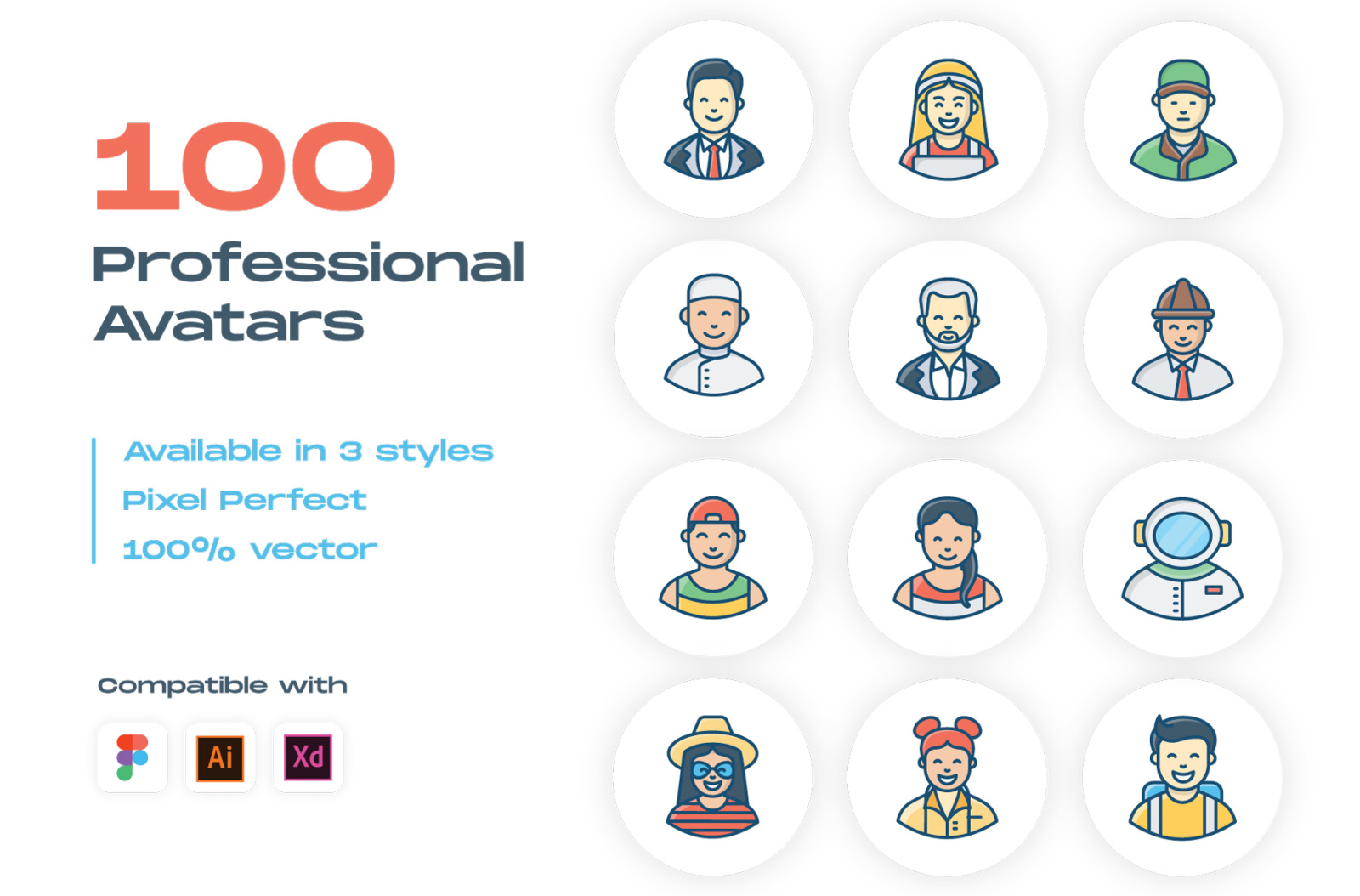 Professional Avatars Icons