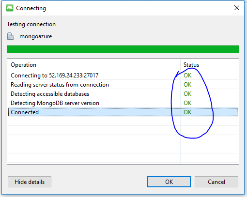 Nisar: Connect Mongodb on a Microsoft Azure VM from Remote Machine
