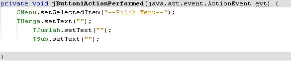 Membuat Program Kasir Java GUI dengan Netbeans Membuat Program Kasir Java GUI dengan Netbeans