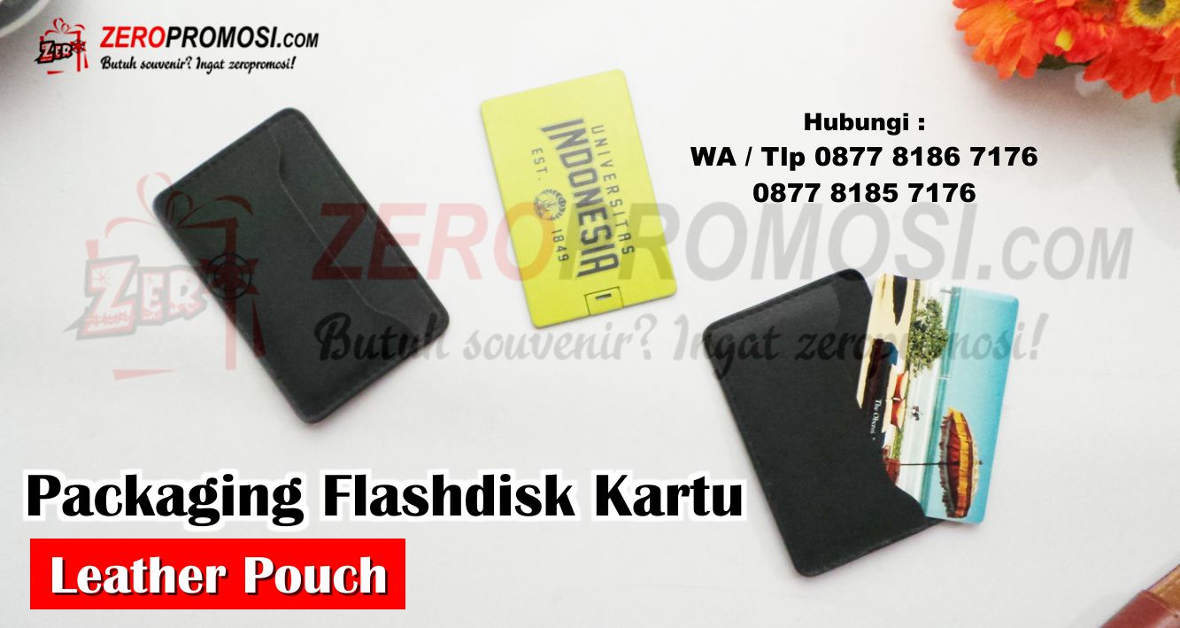 Leather Pouch Eksklusif Packaging Khusus Flashdisk Kartu Murah ...