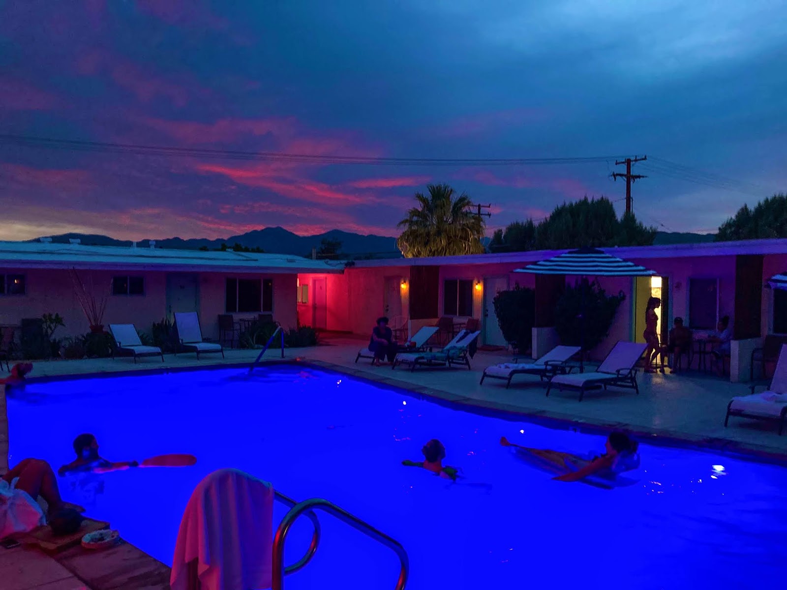 Blue Heron Blast: Desert plunge