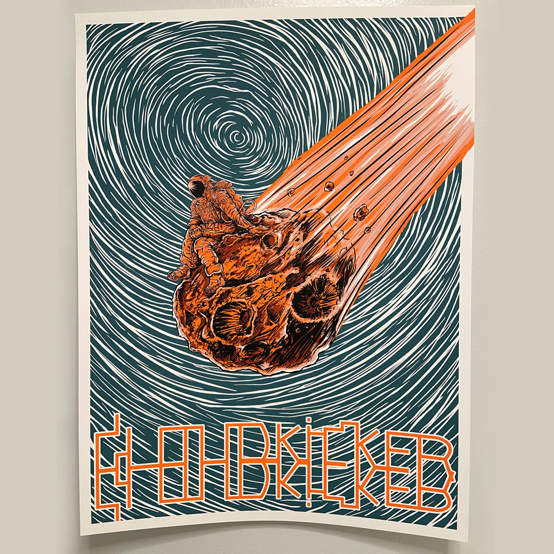 INSIDE THE ROCK POSTER FRAME BLOG: Vertebrae33 Cloudkicker Poster
