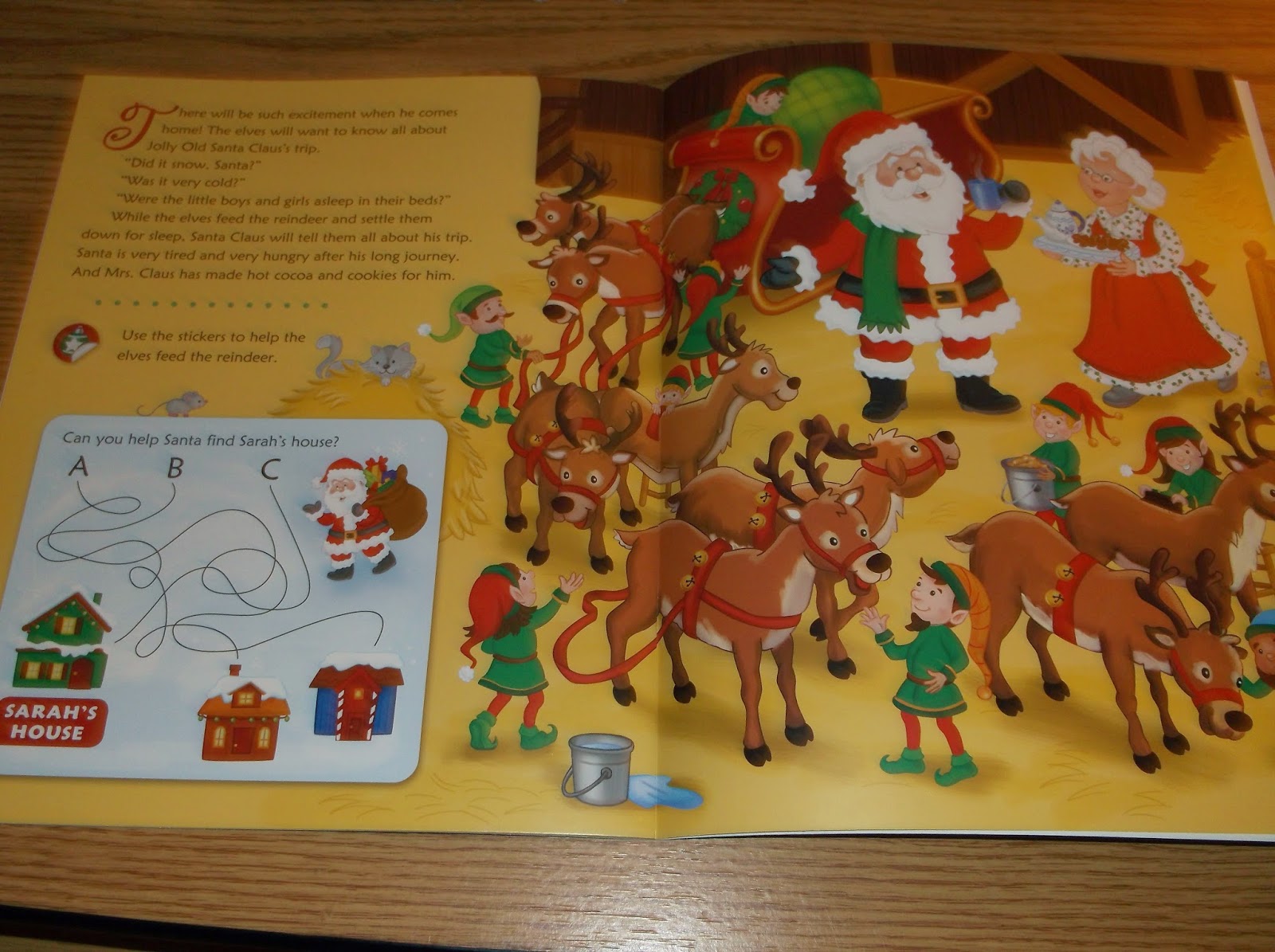 Missy's Product Reviews : Jolly Old Santa’s Workshop Activity Book by ...