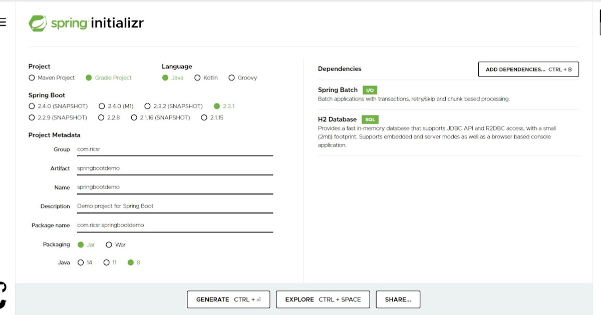 Creating your SpringBatch Application - Part 1