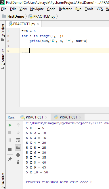 Programming with aarti: Loops in python 3