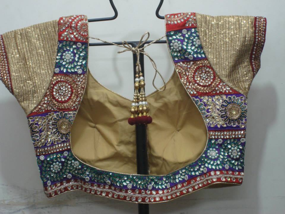 Beautiful Kundan Work Blouses – South India Fashion