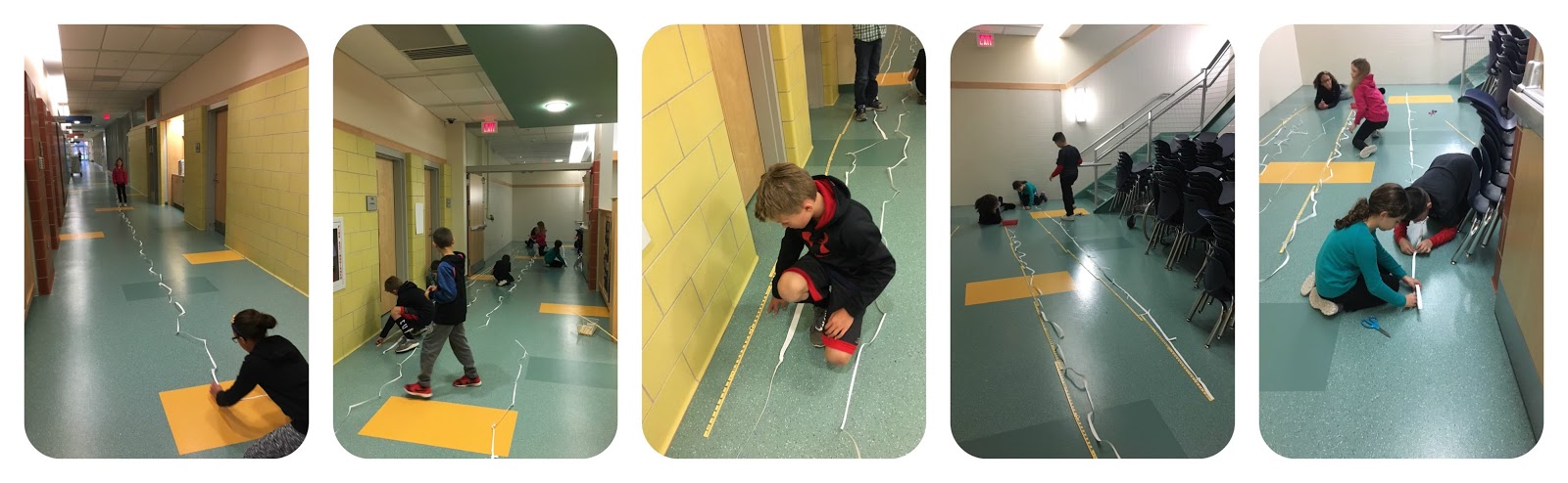 Ms. Nasser's Art Studio: Longest Paper Line Challenge