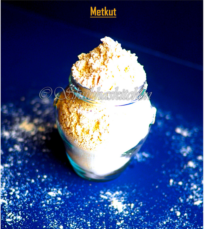Meri Rasoi: Metkut :Maharashtrian spiced powder