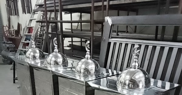 TABUNG DERMA MASJID DAN SURAU STAINLESS STEEL