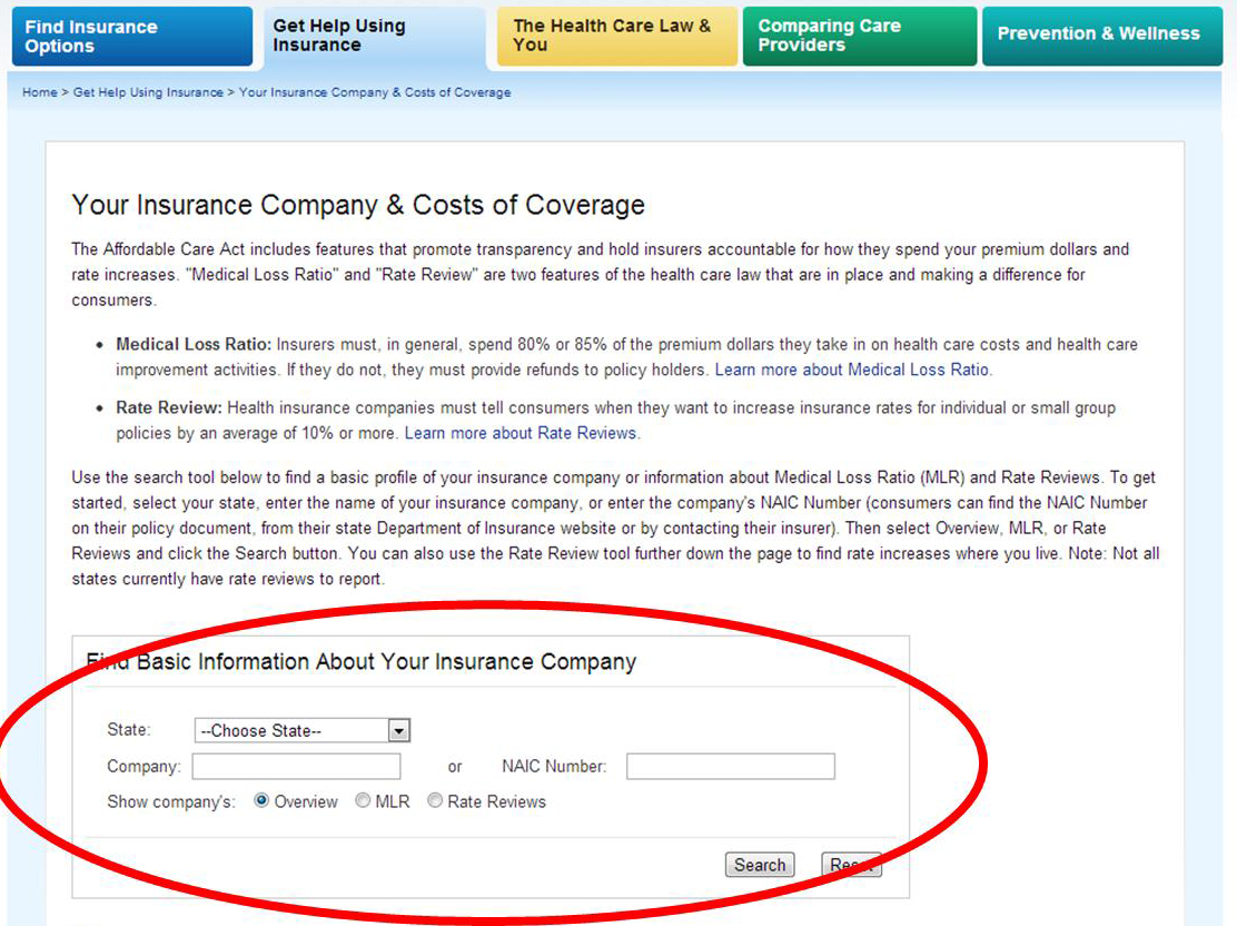Trevor Stasik: Blog: Finding an Insurer’s Medical Loss Ratio (MLR)