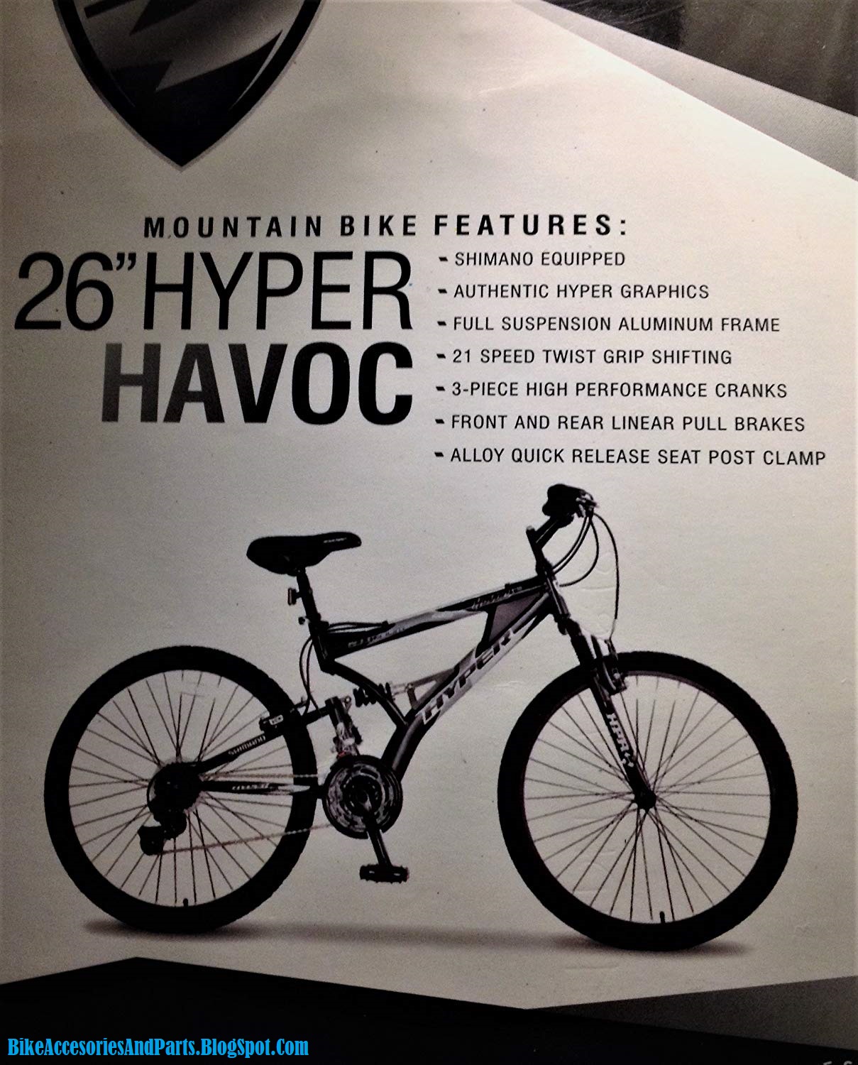 HYPER HAVOC FULL SUSPENSION MOUNTAIN BIKE 26 FOR MEN’S - Great ...