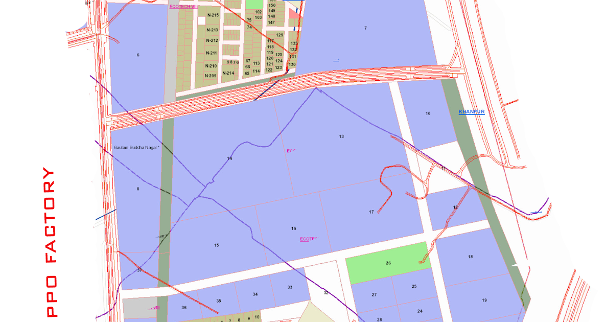 Layout Plan Of Ecotech-8 Greater Noida, New Updated Map - Ecotech ...