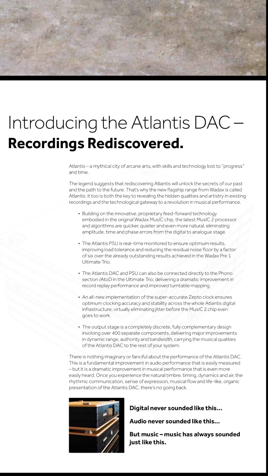 Wadax Atlantis ultimate DAC – Ultimate High-Fidelity