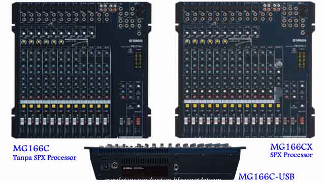 Mixer Audio Yamaha MG166CX dan MG166C Spesifikasi 16 Channel Januari ...
