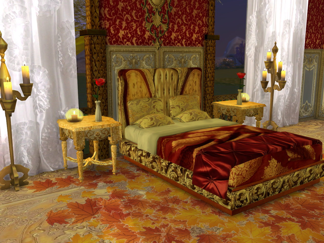 Anna Quinn Stories: Golden World, 3rd Set Of Beds For SIMS 4