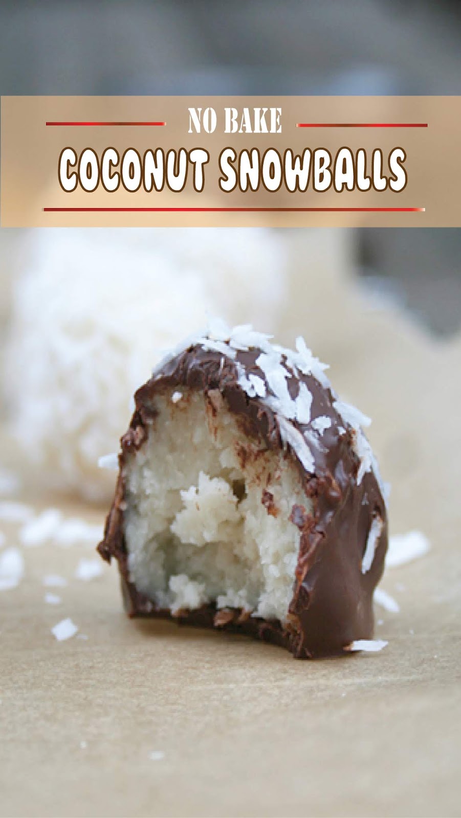 NO BÁKE COCONUT SNOWBÁLLS | Sherylfood