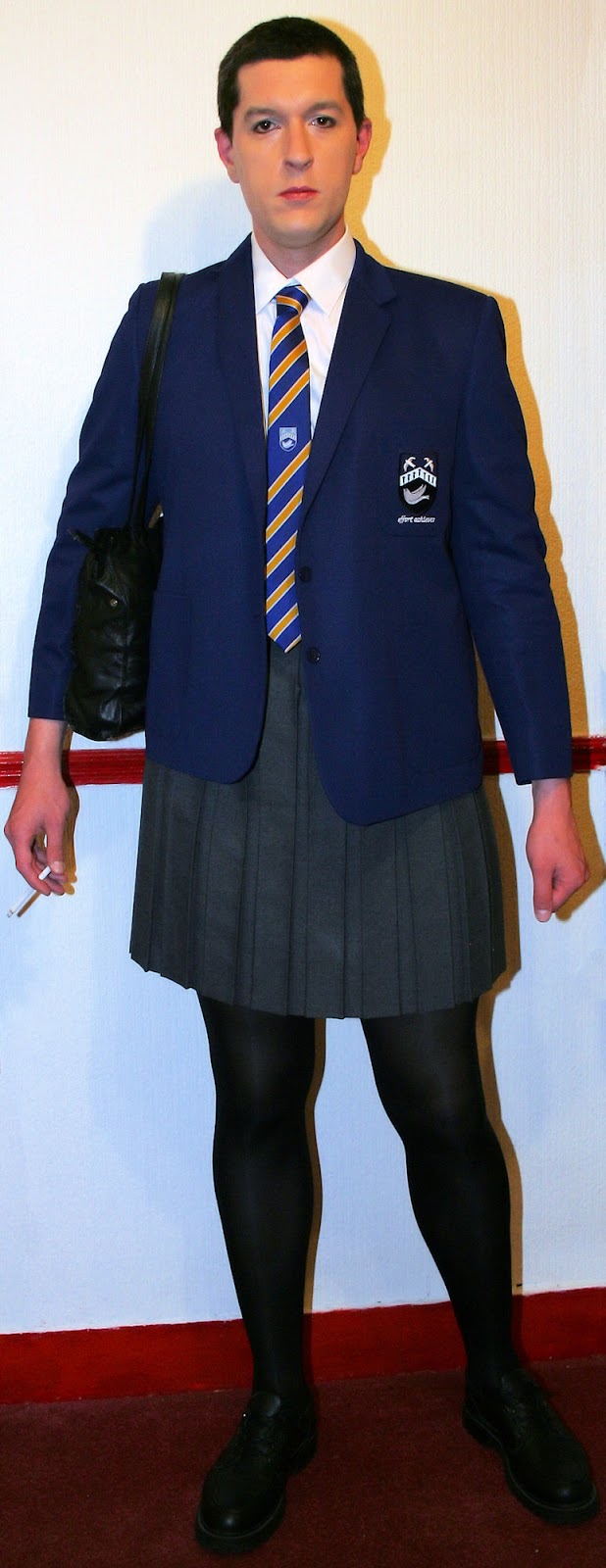 Chris Millett: Chris Millett, Hazelwick school uniform
