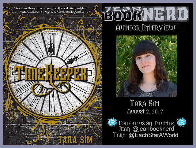 Tara Sim Author Interview ~ JeanBookNerd