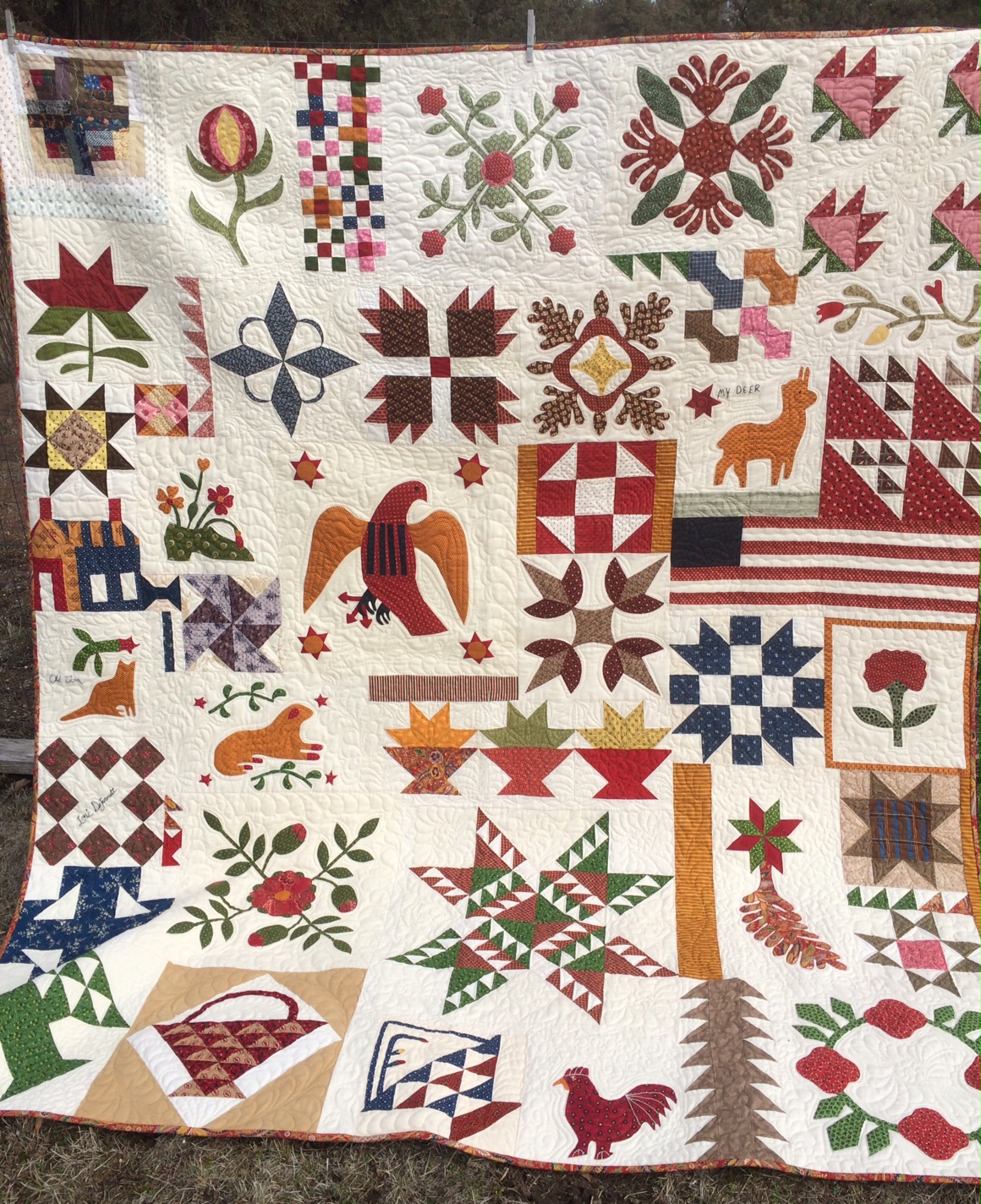 Humble Quilts: Ohio's Miami Valley Sampler Quilt- Made in Oregon